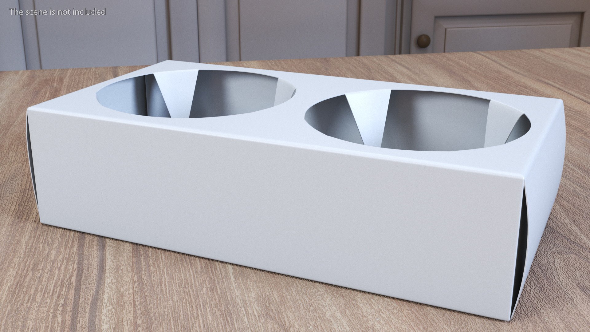 Kraft Paperboard Cup Holder 3D - TurboSquid 2035546