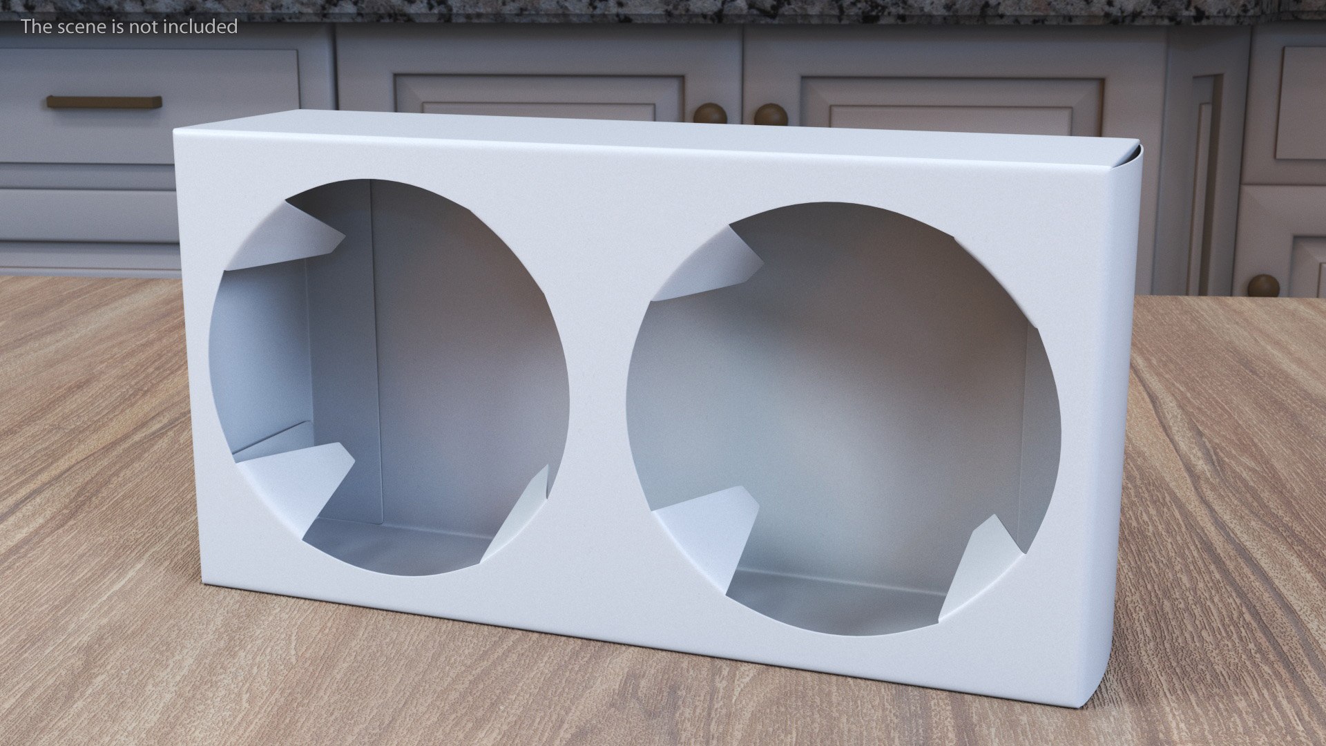 Kraft Paperboard Cup Holder 3D - TurboSquid 2035546