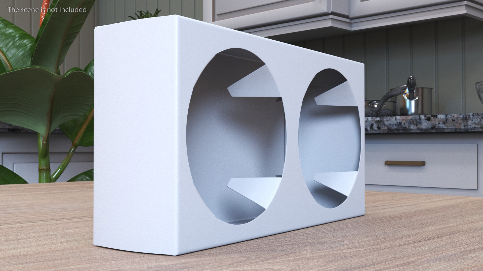 Kraft Paperboard Cup Holder 3D - TurboSquid 2035546