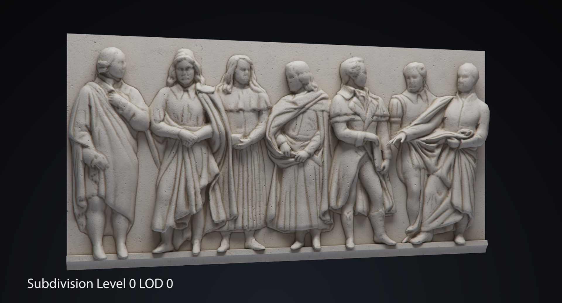 3d Model Bas Relief Df6