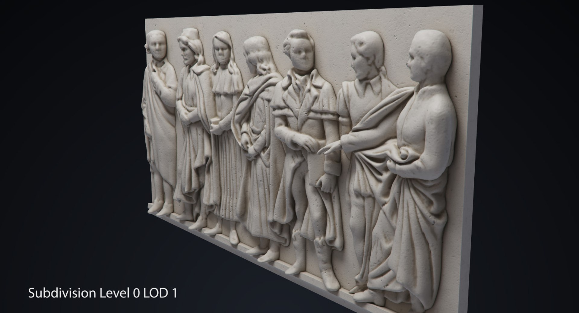 3d Model Bas Relief Df6