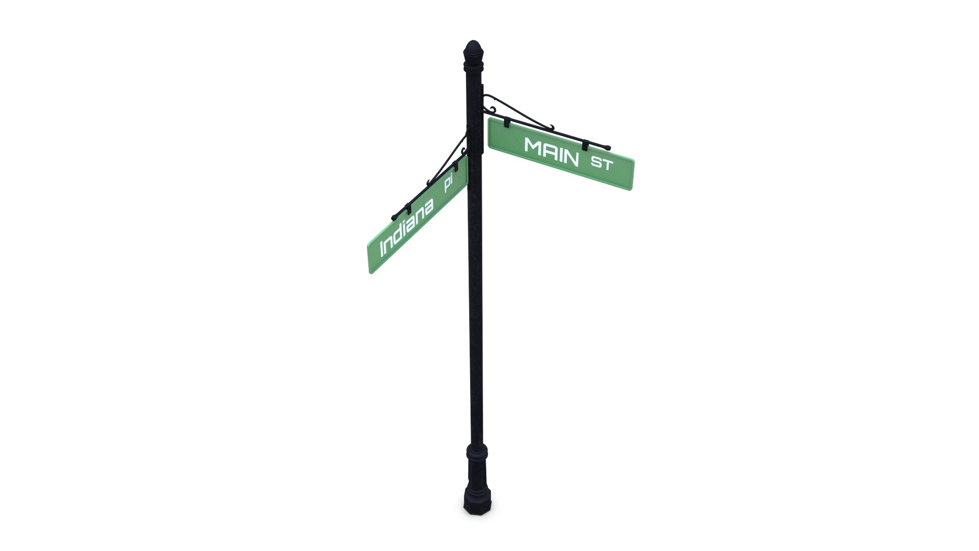 3D Street Sign - TurboSquid 1646230