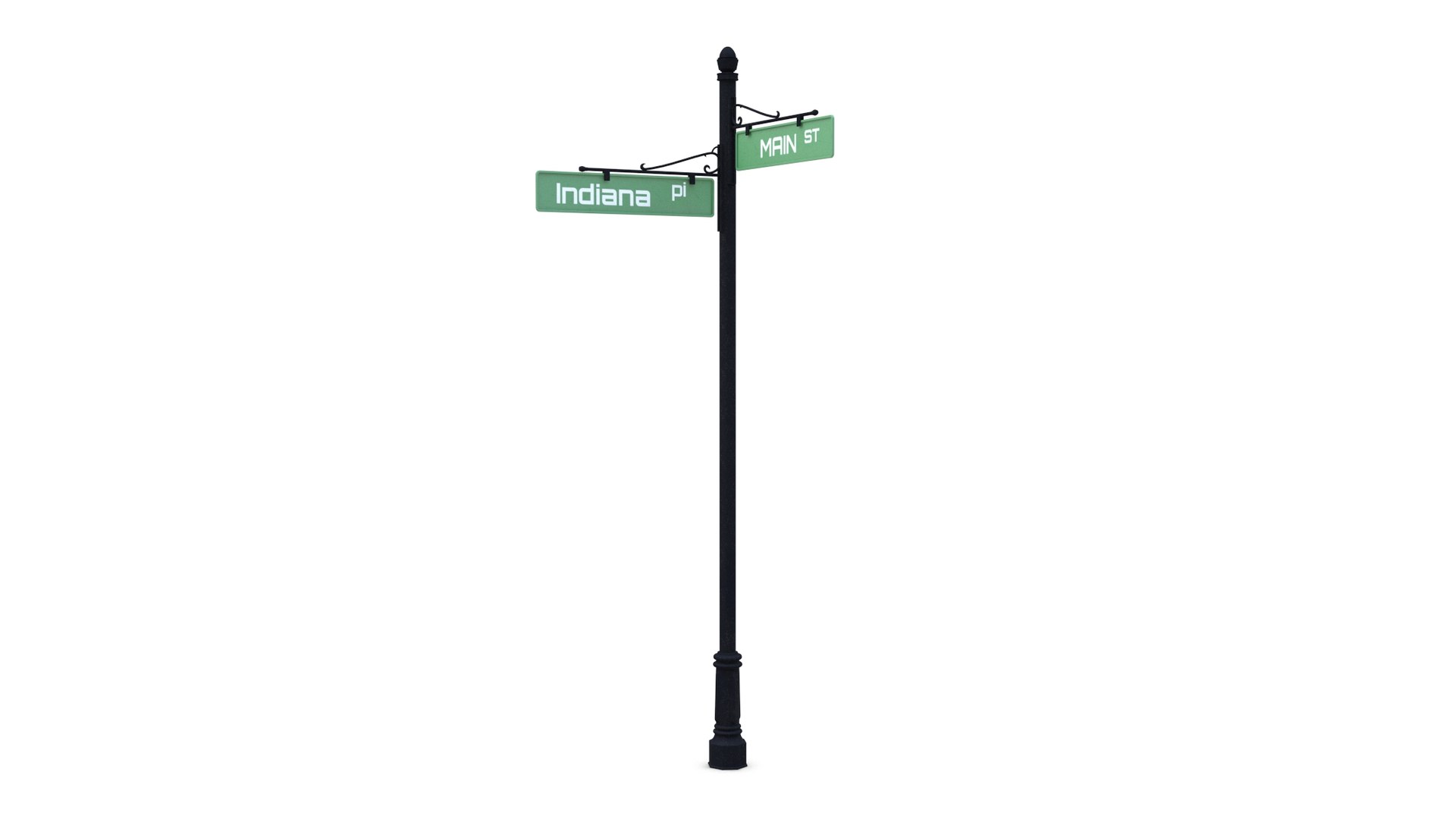 3D Street Sign - TurboSquid 1646230