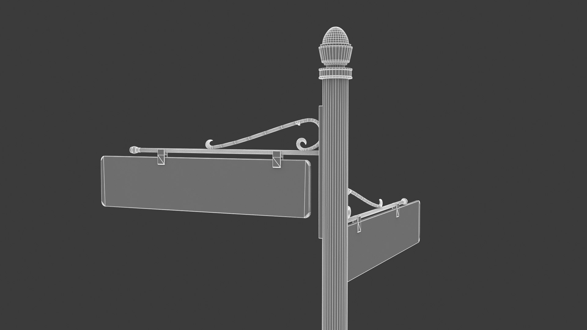 3D Street Sign - TurboSquid 1646230
