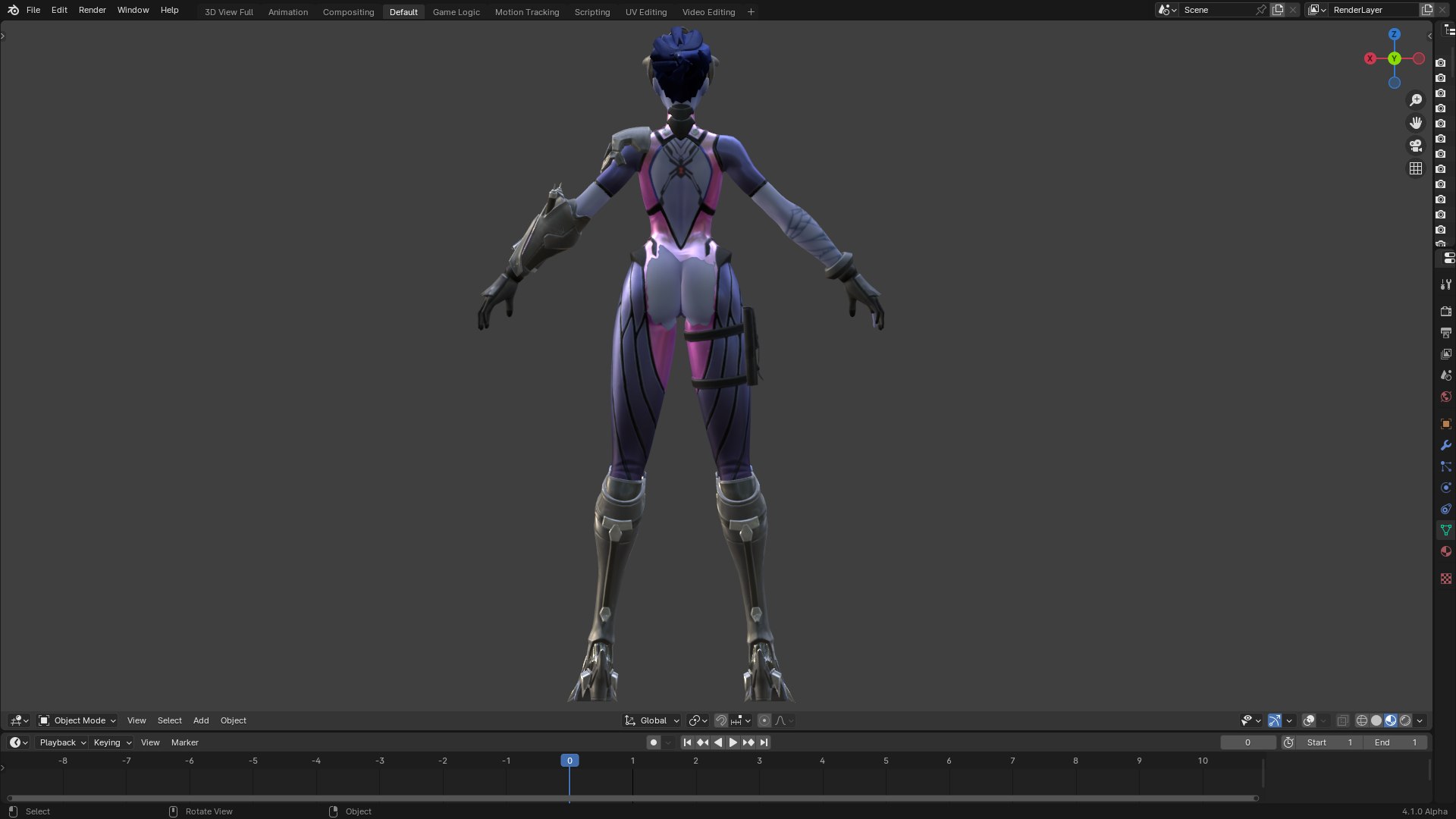 Widowmaker Model - TurboSquid 2229526