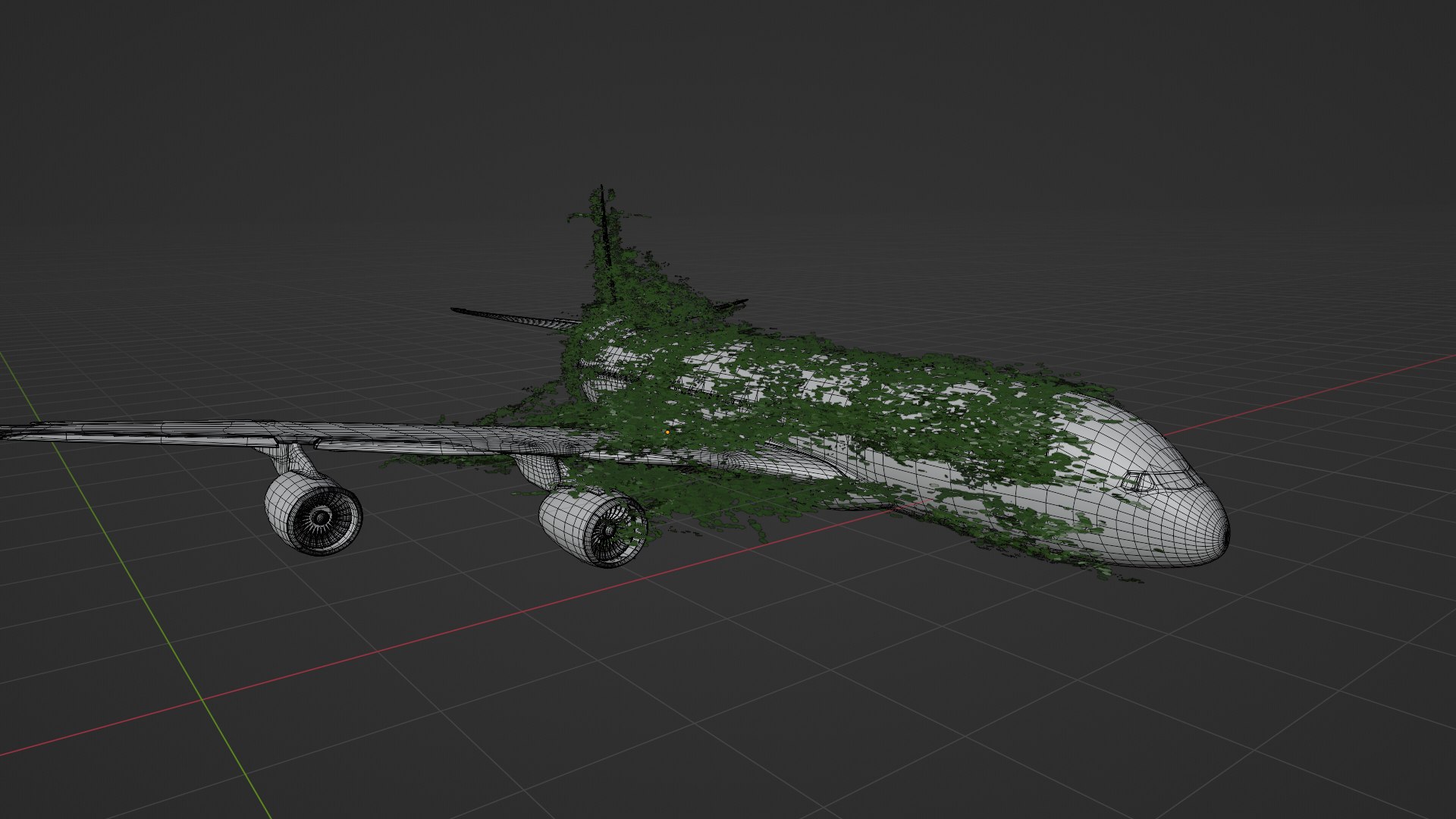 Damaged Rusted Airplane 3D Model - TurboSquid 2034730