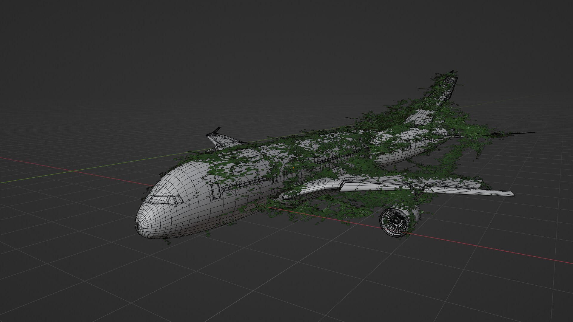Damaged Rusted Airplane 3D Model - TurboSquid 2034730