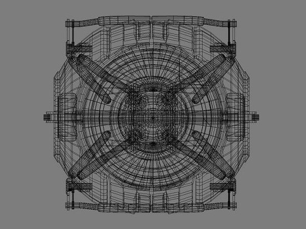 wheatley video character robot 3d model