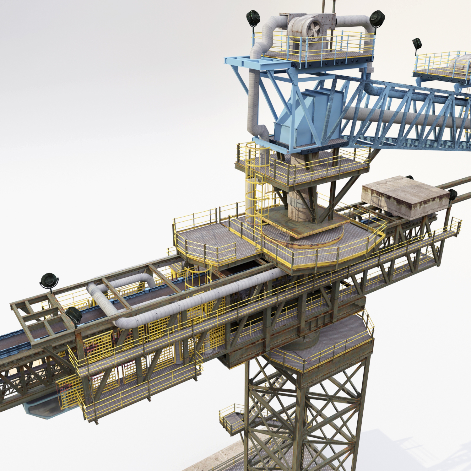 3d ship loader model