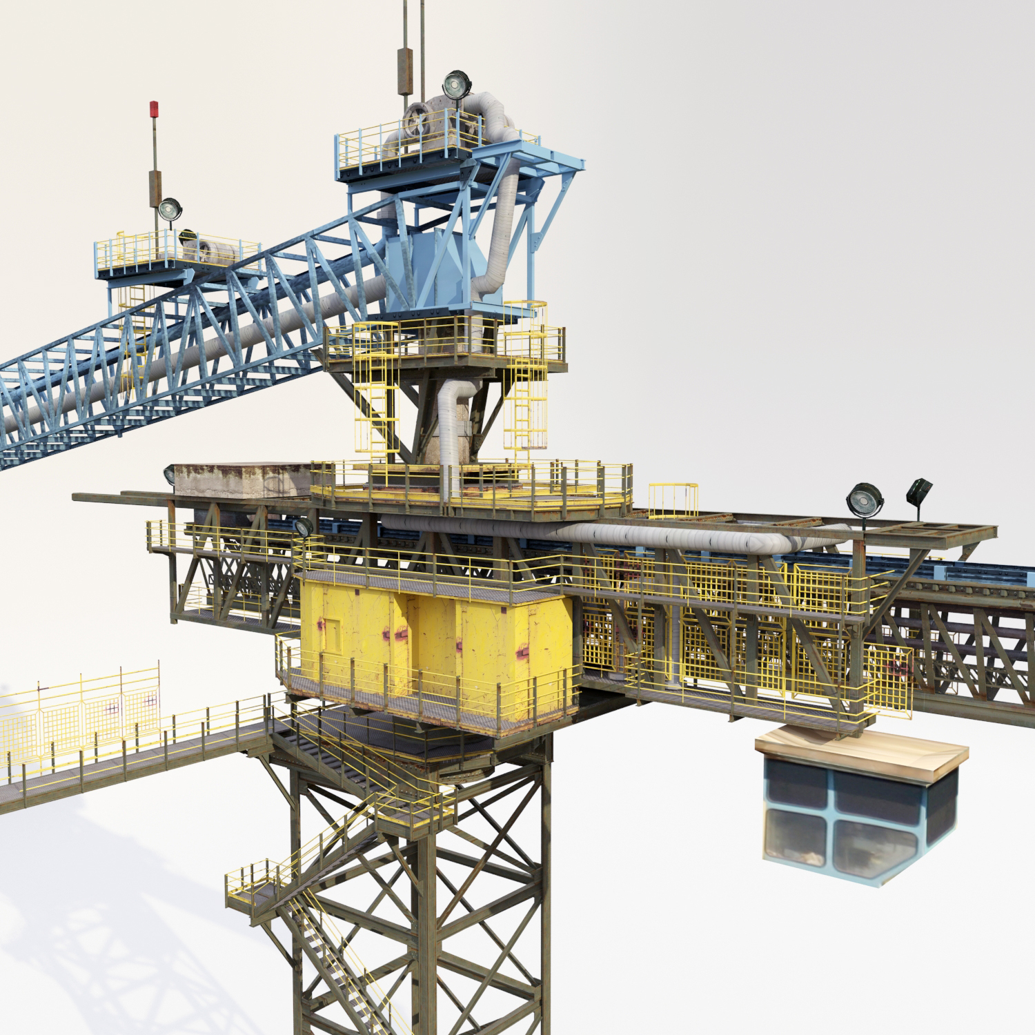 3d ship loader model