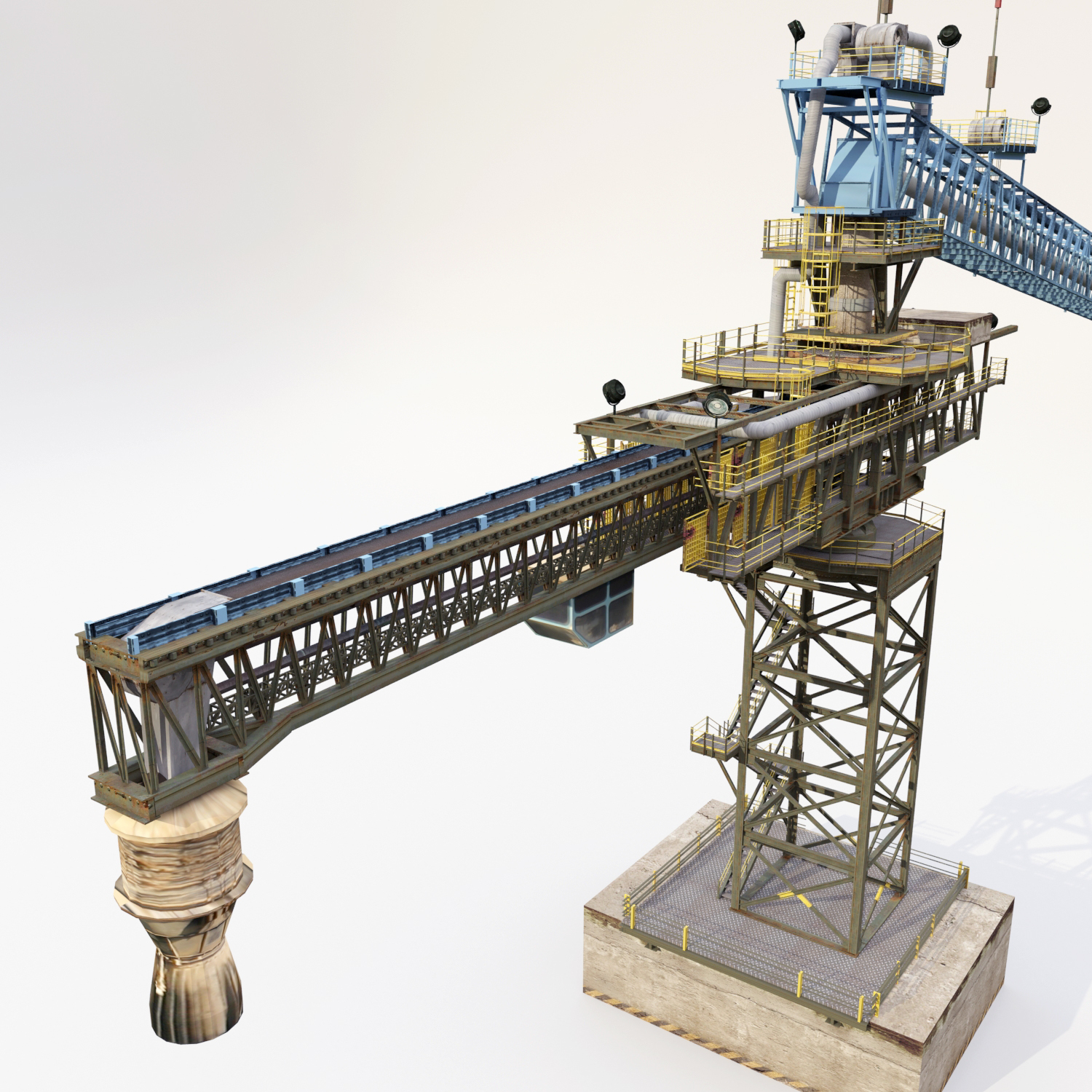 3d ship loader model