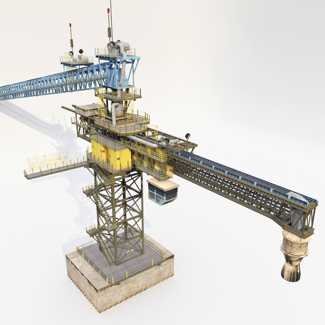 3d ship loader model