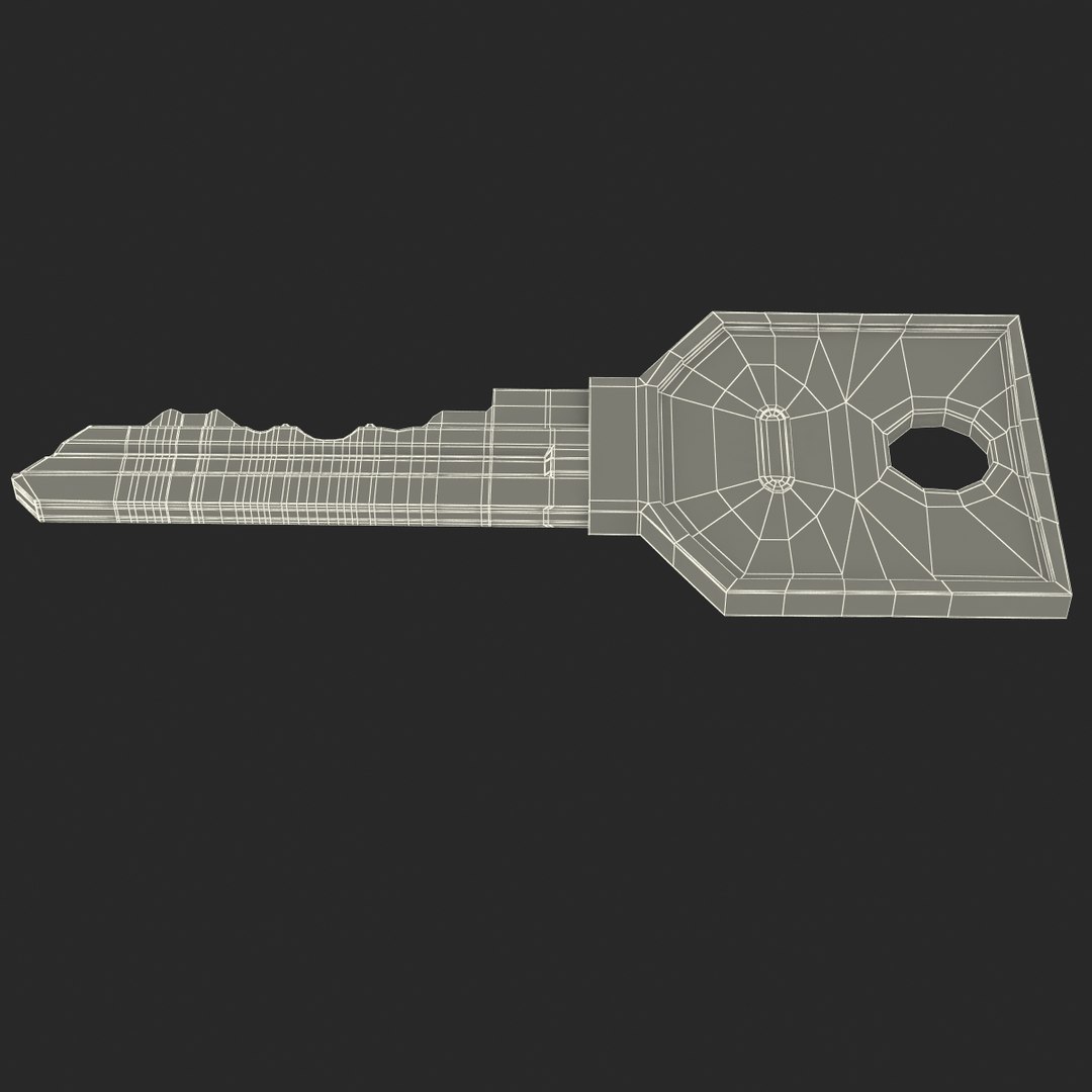 3d model of key 4