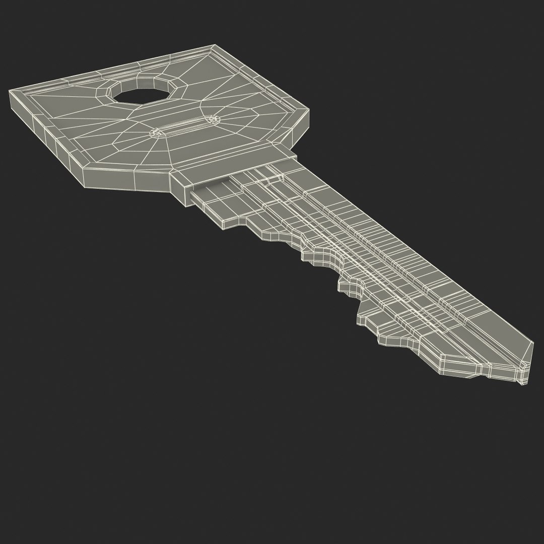 3d model of key 4