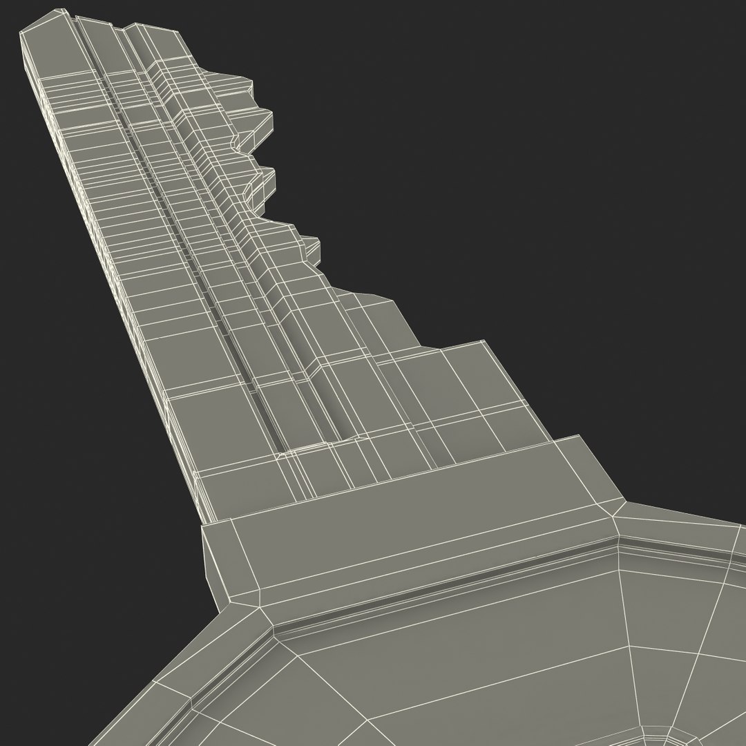 3d model of key 4