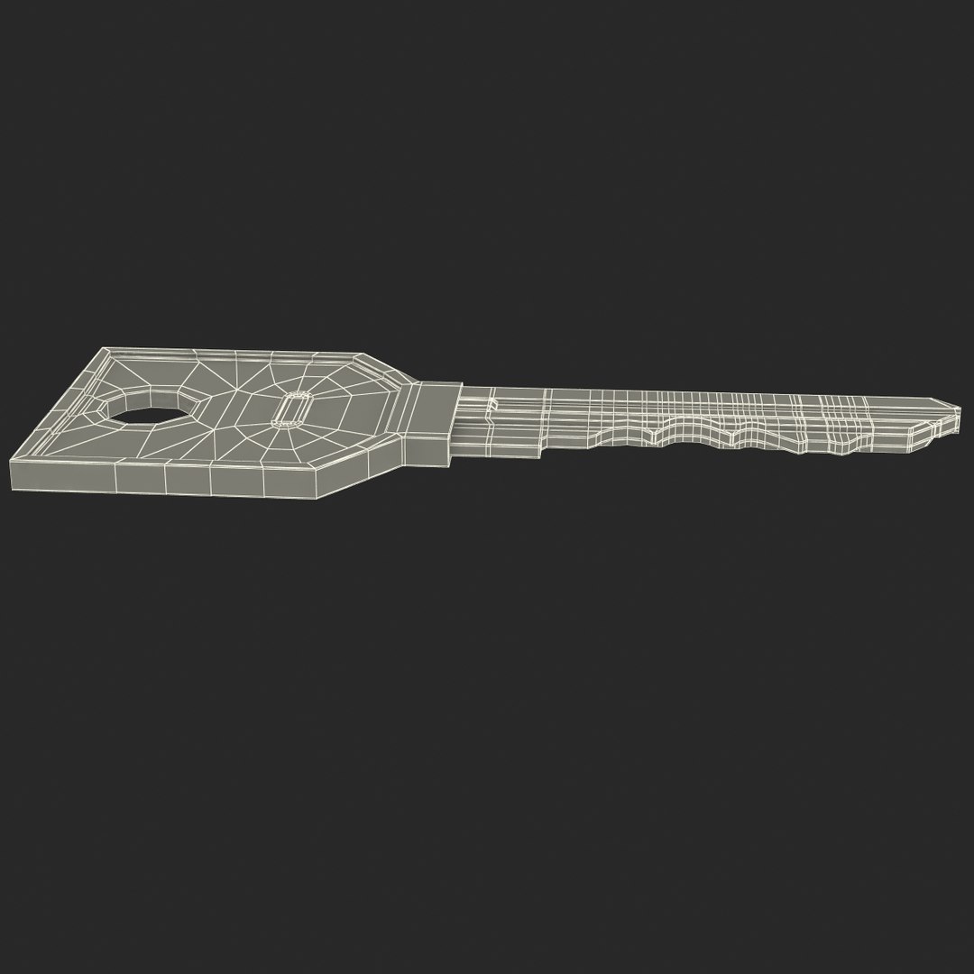 3d model of key 4
