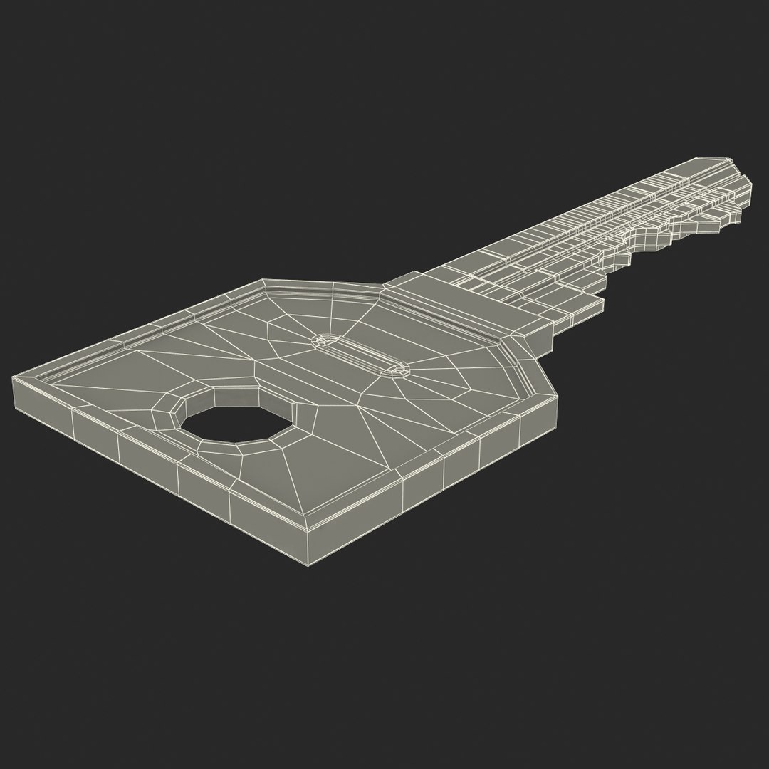 3d model of key 4