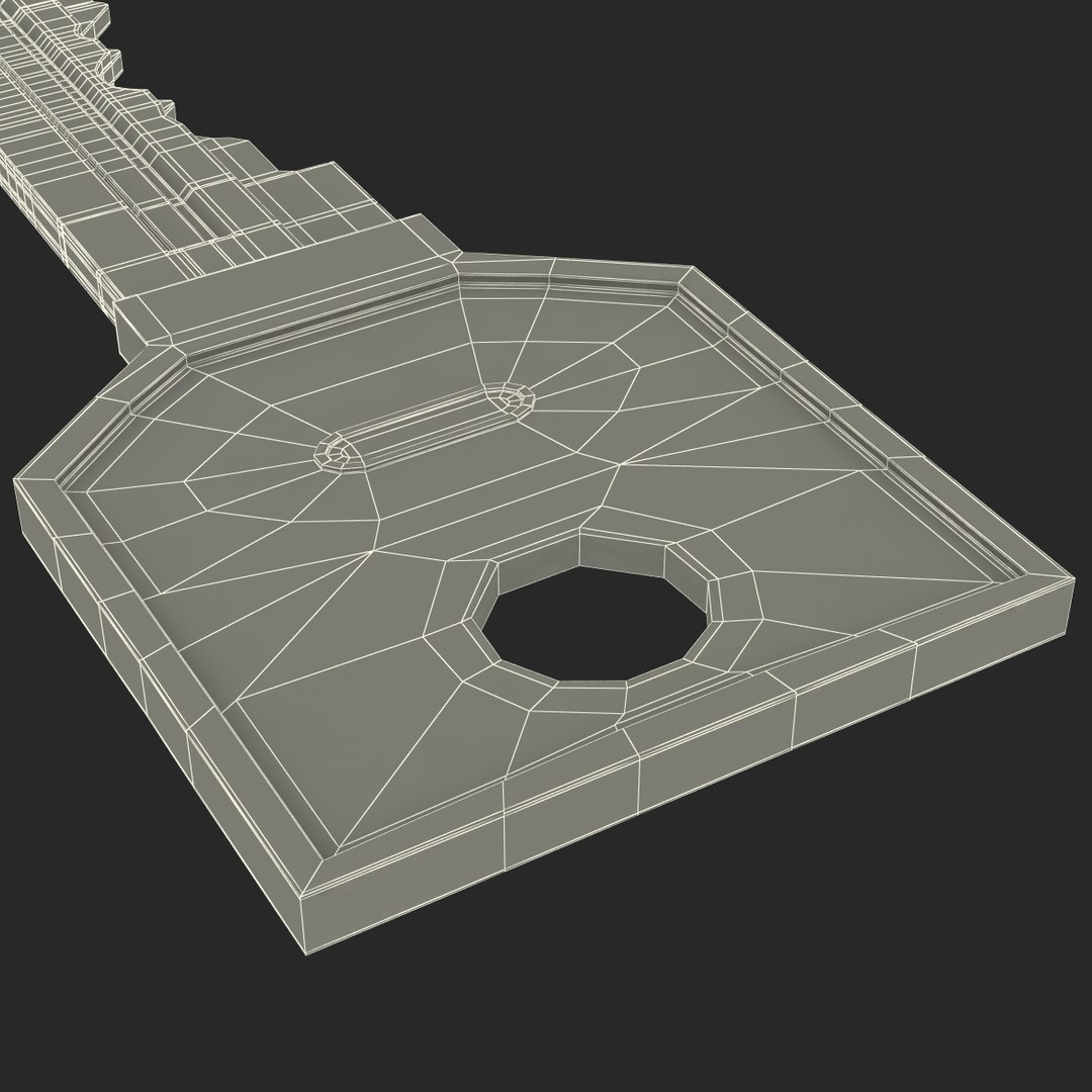 3d model of key 4