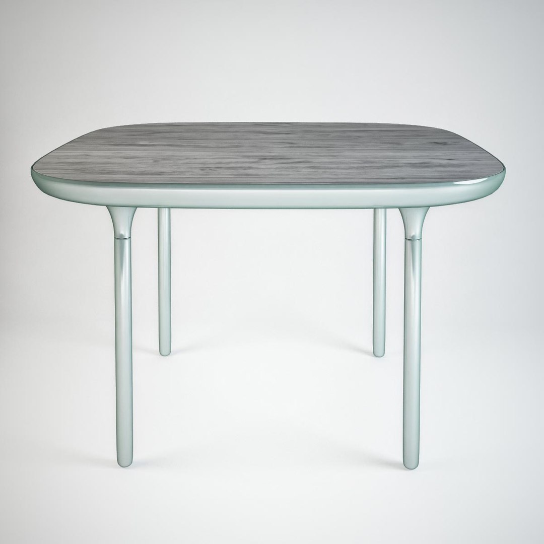 3d flute table model