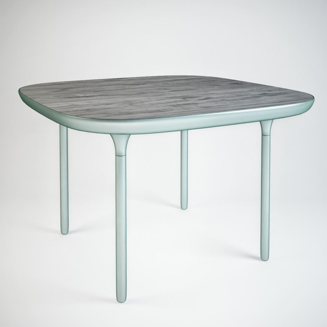 3d flute table model