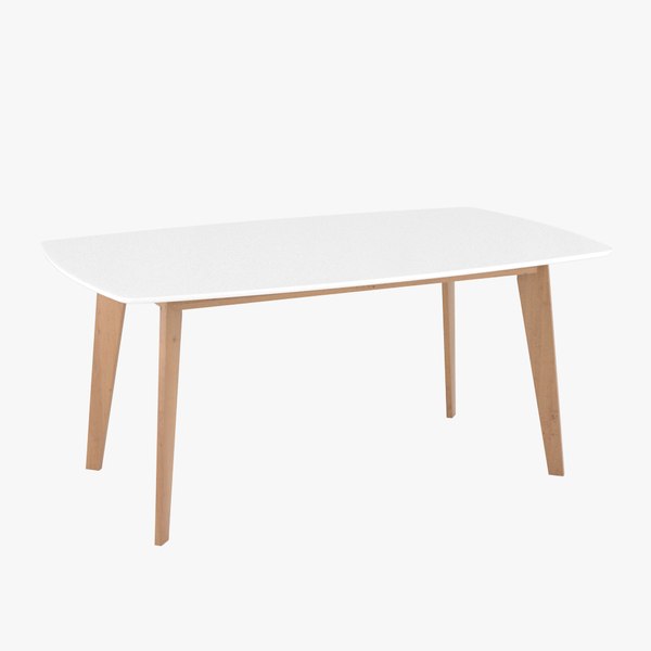 3d table realistic model