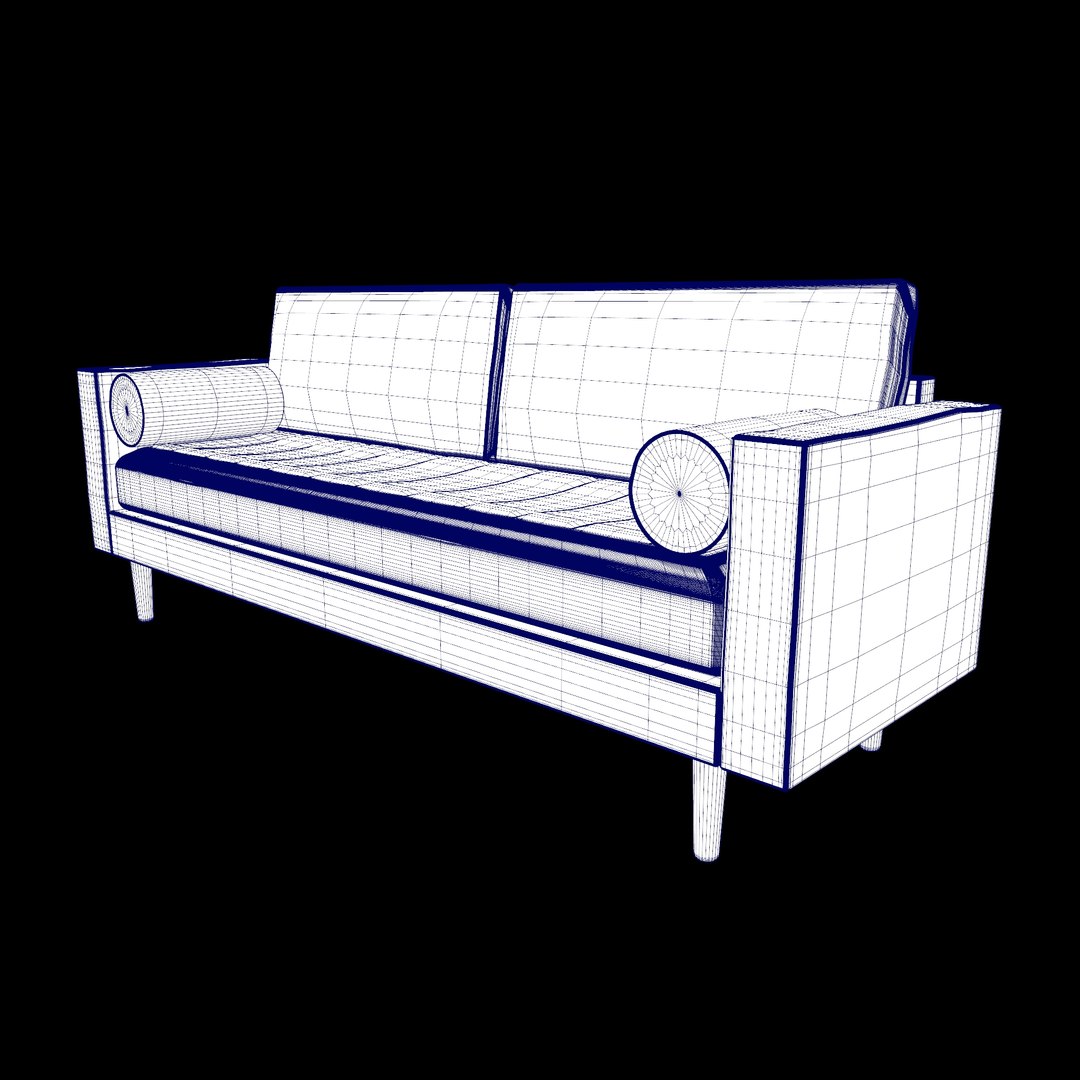 Generic Modern Apartment Sofa Couch 3D Model - TurboSquid 2043111