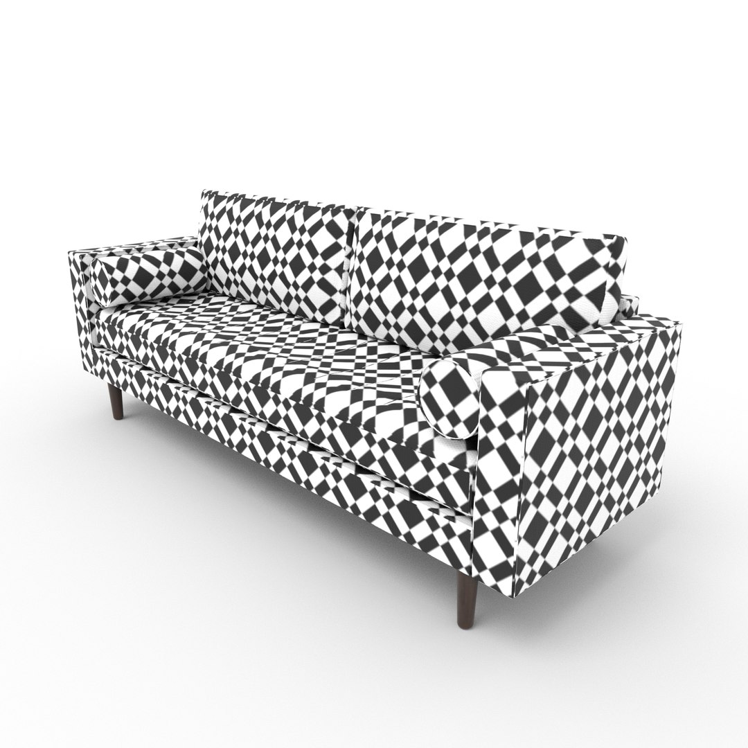 Generic Modern Apartment Sofa Couch 3D Model - TurboSquid 2043111