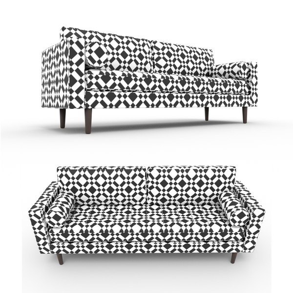 Generic Modern Apartment Sofa Couch 3D model - TurboSquid 2043111