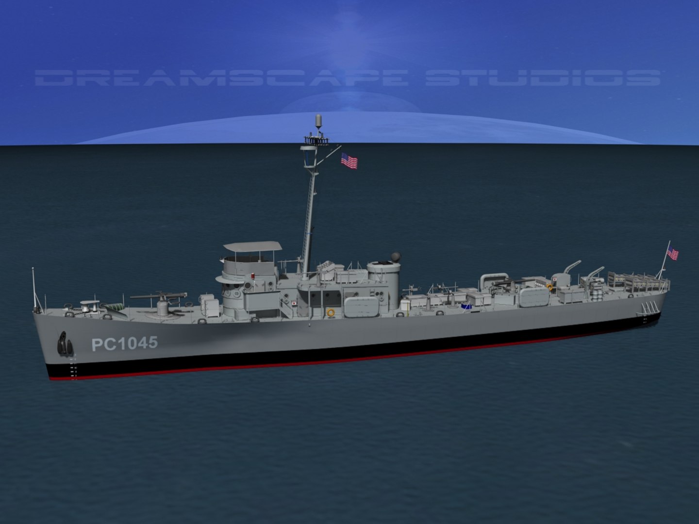 3d Pcs Submarine Chasers