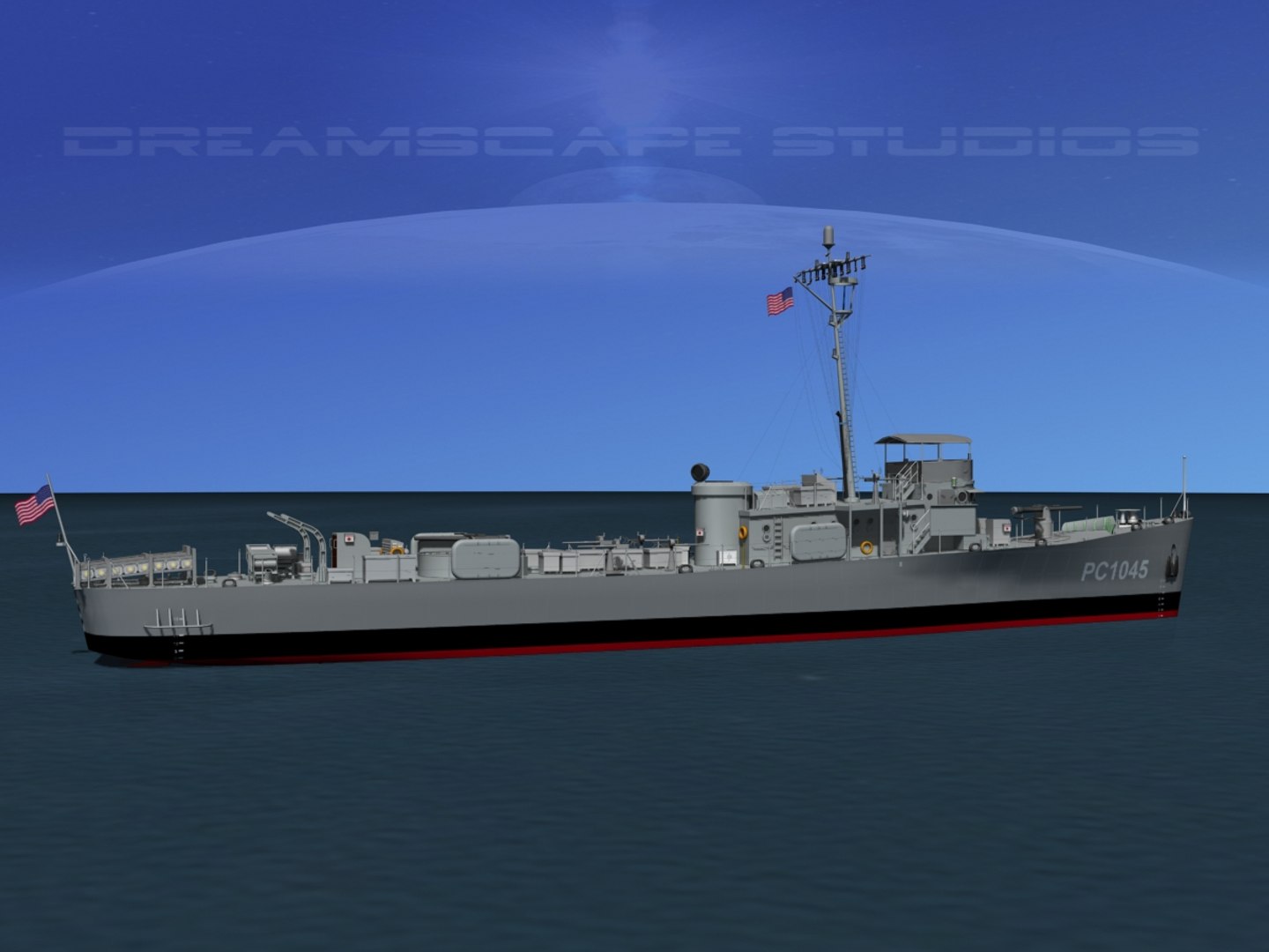 3d Pcs Submarine Chasers