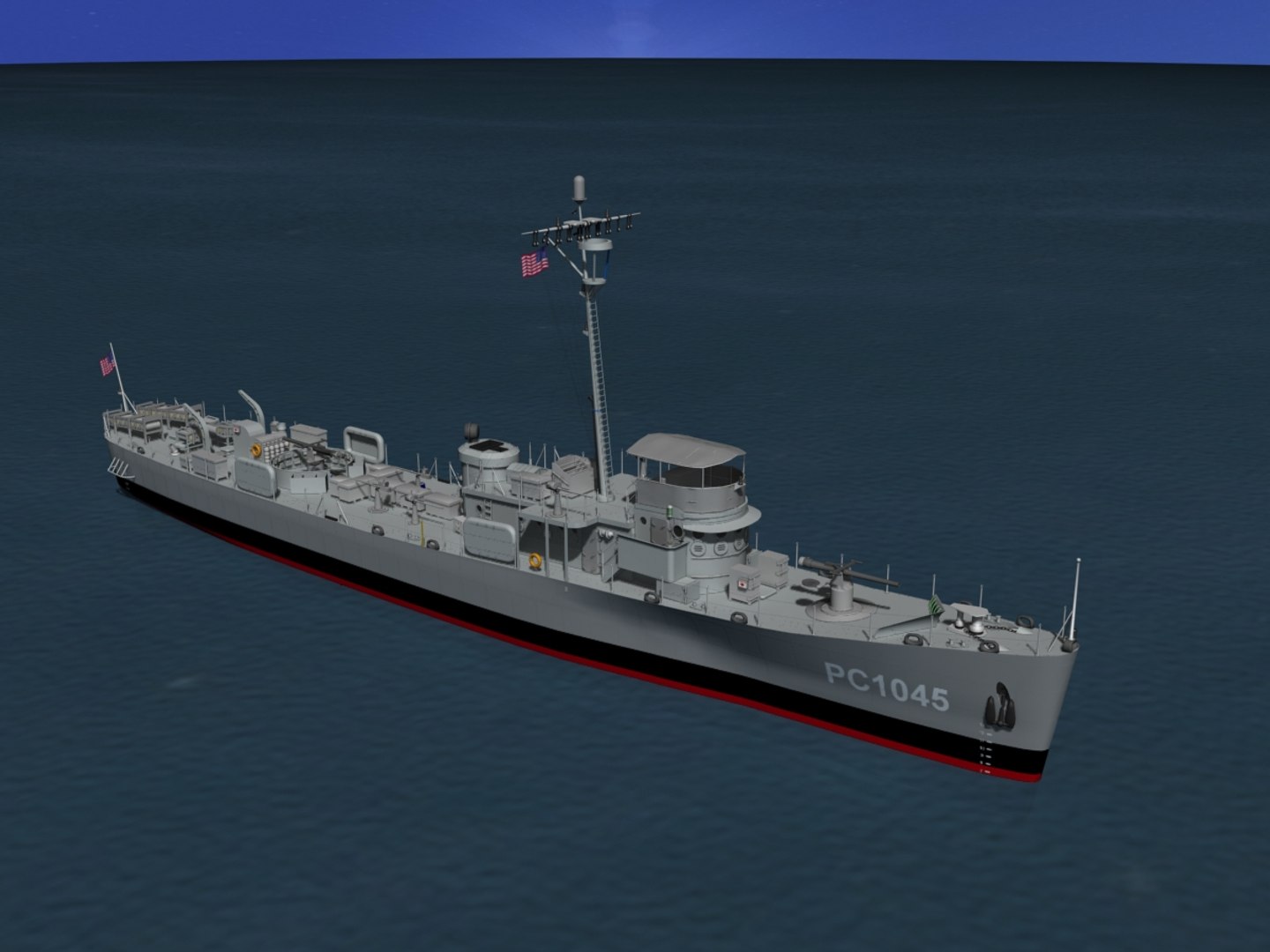 3d Pcs Submarine Chasers