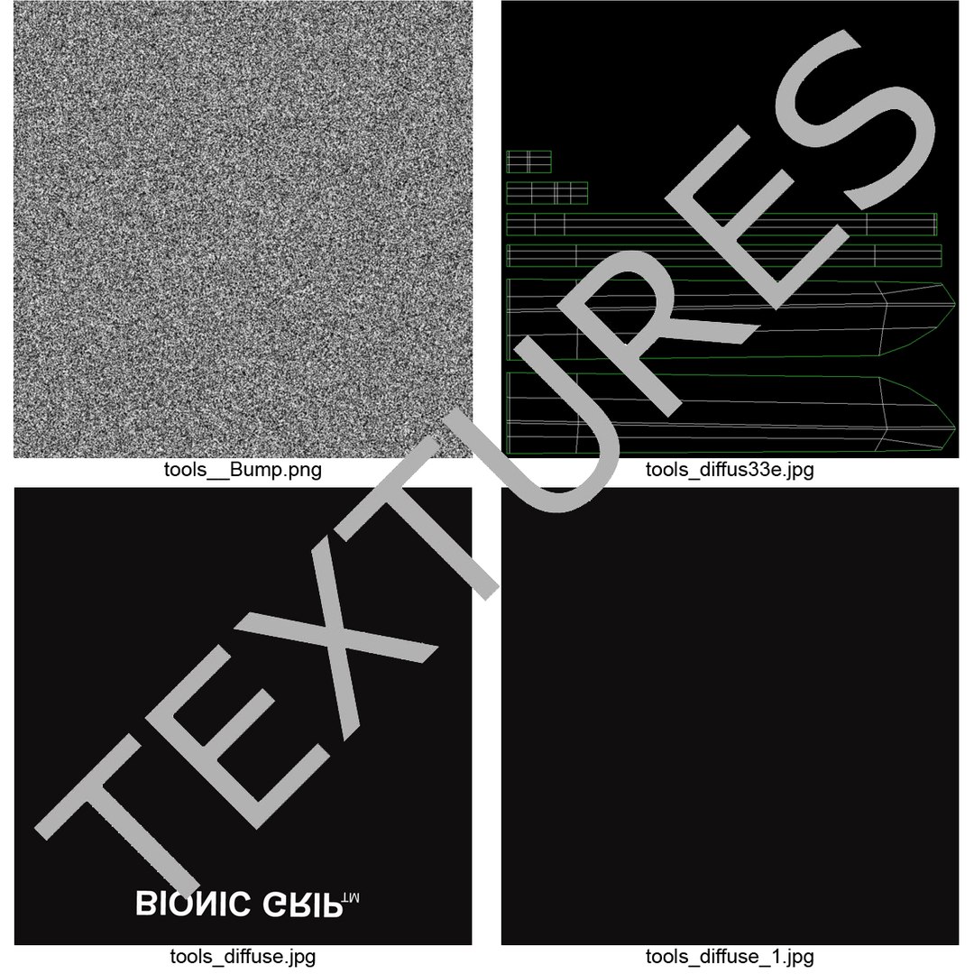 Loggerhead Tool Bionic Grip 3d 3ds