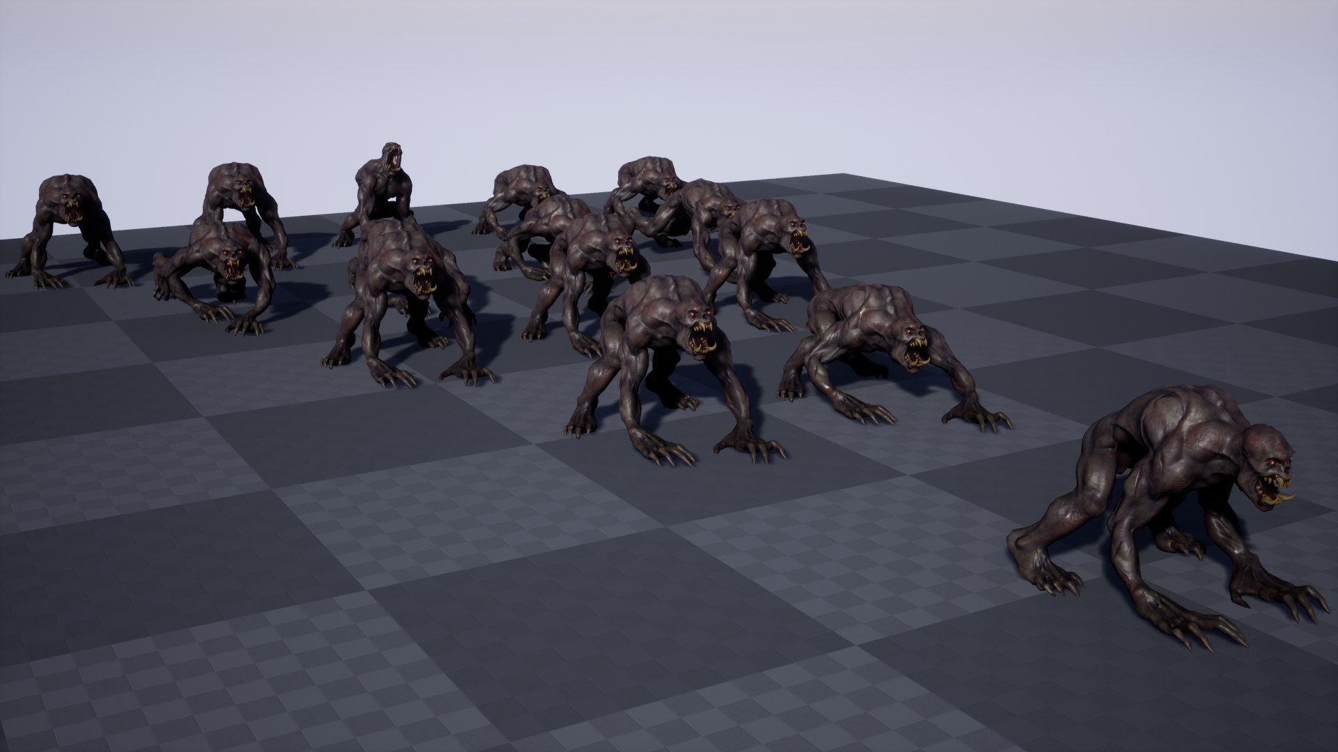 3D Ghoul Undead - Rigged - Animated - Game Ready - TurboSquid 2154391