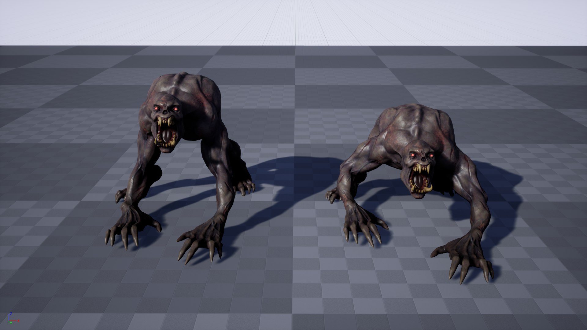 3D Ghoul Undead - Rigged - Animated - Game Ready - TurboSquid 2154391