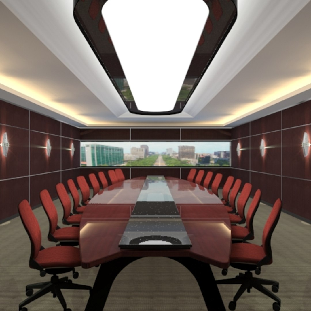 3d Model Office Meeting Room