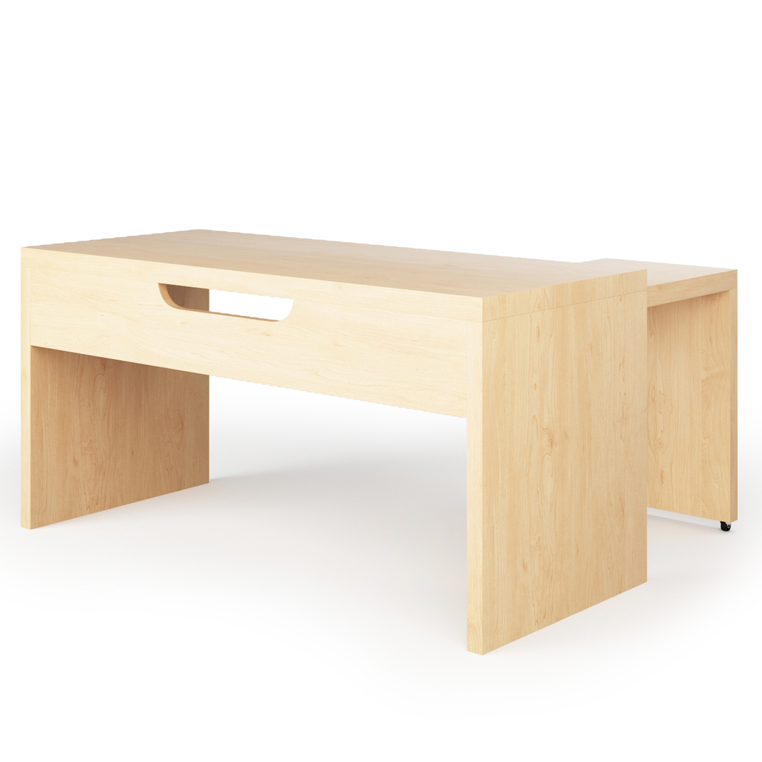 Ikea malm desk pull-out 3D model - TurboSquid 1543291