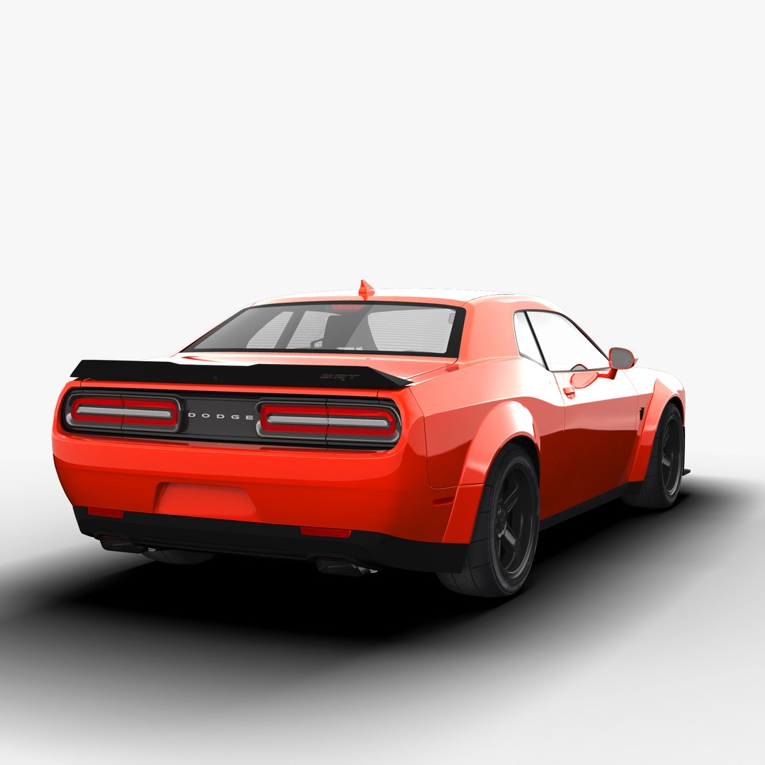 2018 dodge challenger 3D model - TurboSquid 1160547