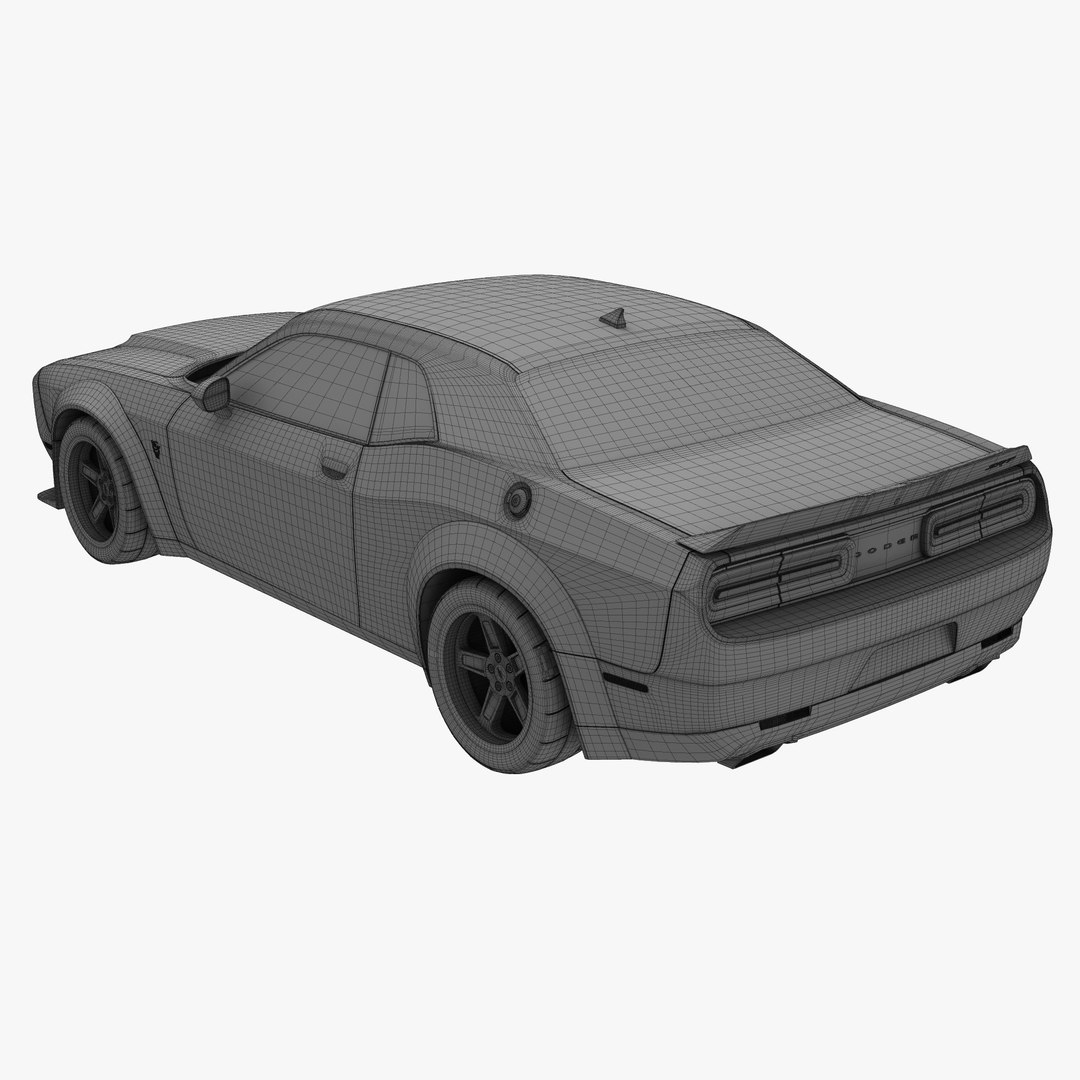 2018 dodge challenger 3D model - TurboSquid 1160547