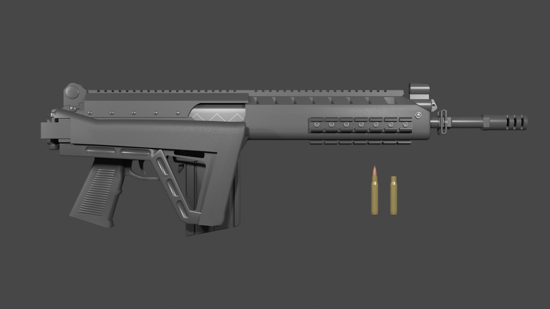 Free Gun Assault Rifle IA-2 3D Model - TurboSquid 1844180