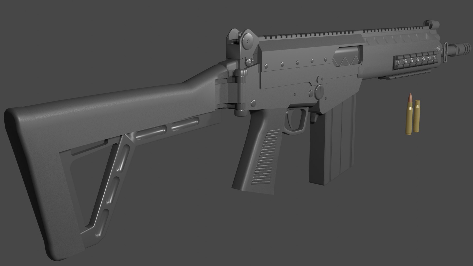 Free Gun Assault Rifle IA-2 3D Model - TurboSquid 1844180