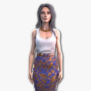 3D Woman Rigged - TurboSquid 1714375