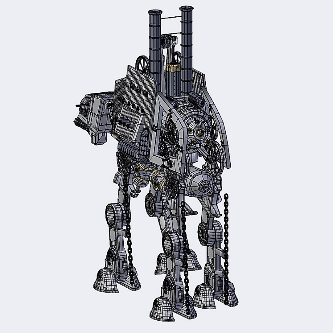 3ds Max Steampunk At-at