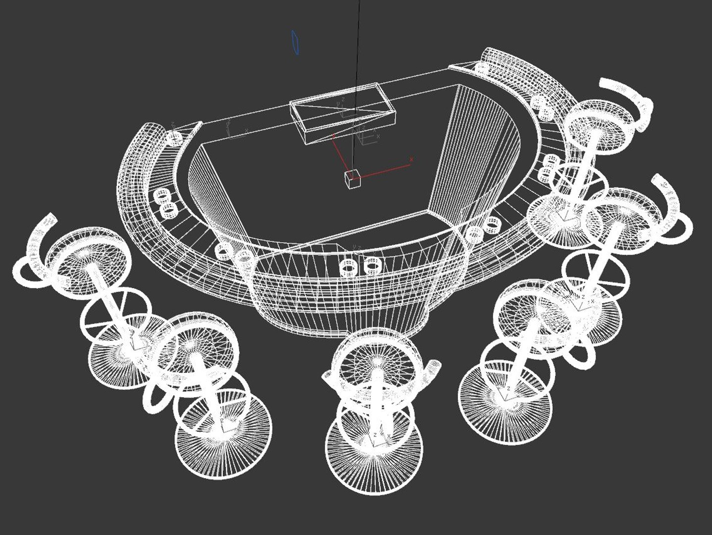 Maya Blackjack Table Ready Render