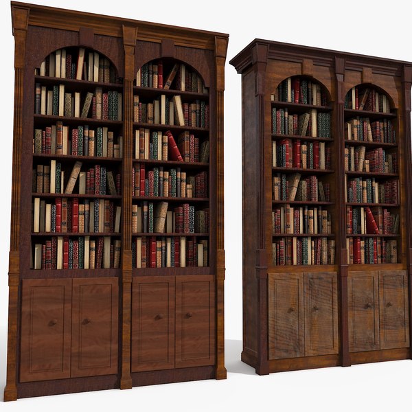 Bookcase 3D Models for Download | TurboSquid