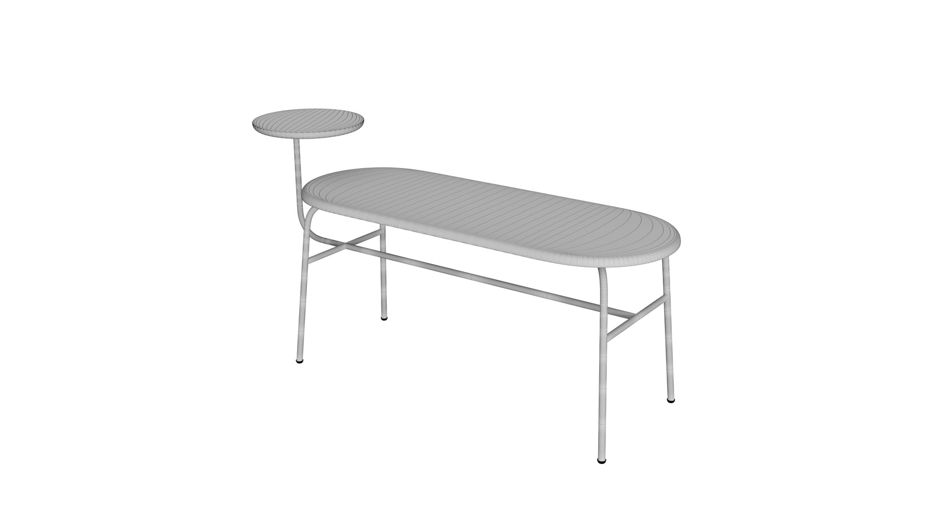 Afteroom Bench Model - TurboSquid 1945971