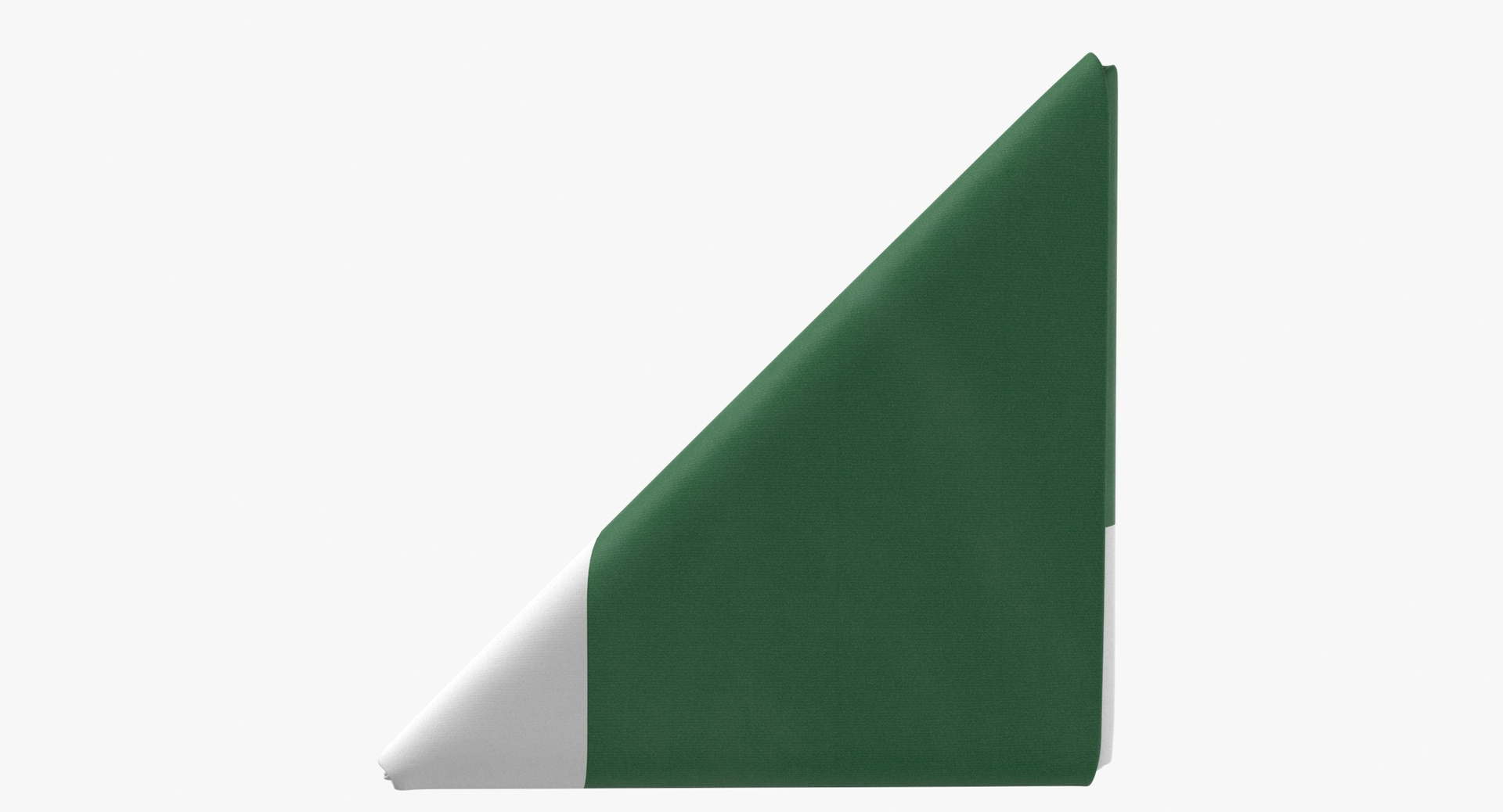 3D flag folded triangle algeria model - TurboSquid 1573989