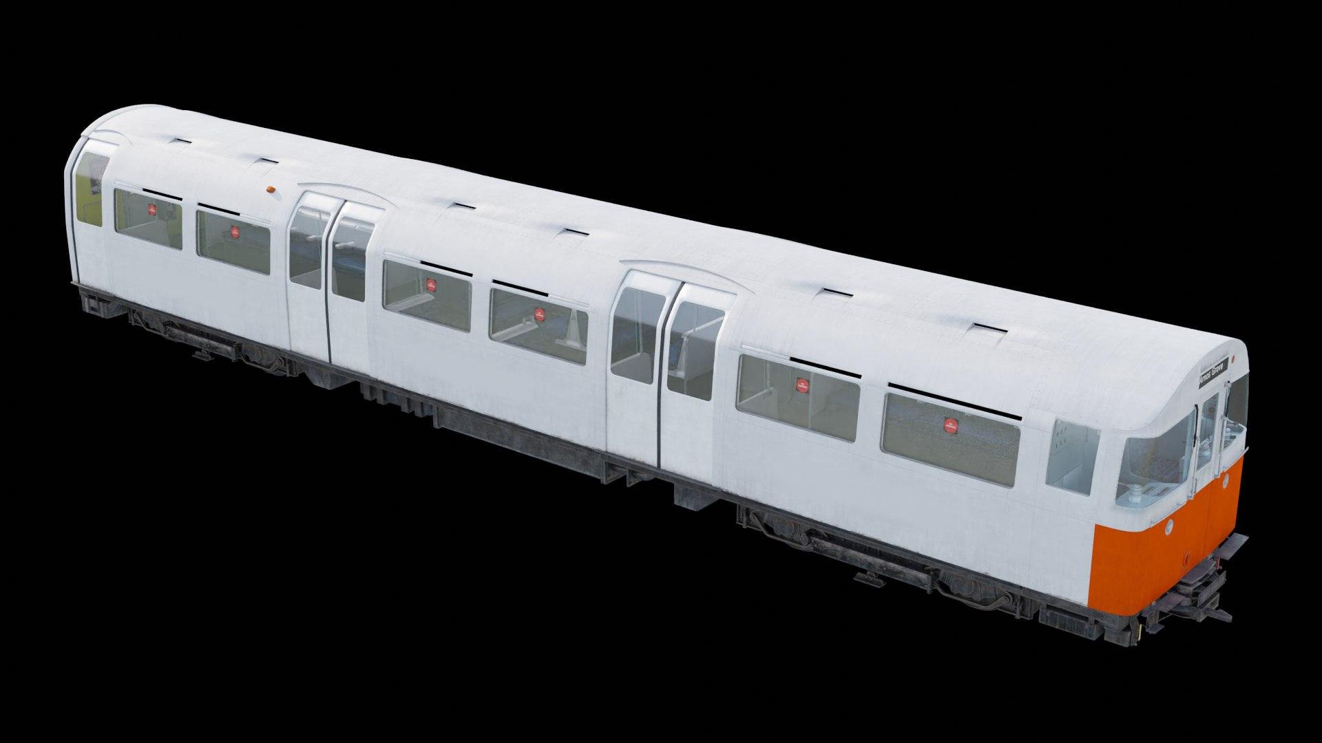 3D Model Subway Train With Interior - TurboSquid 2261004