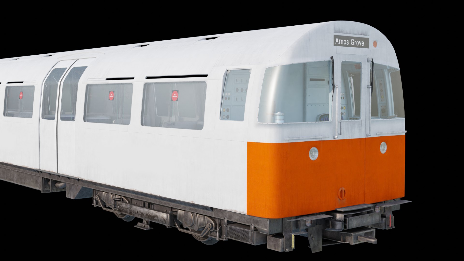 3D Model Subway Train With Interior - TurboSquid 2261004