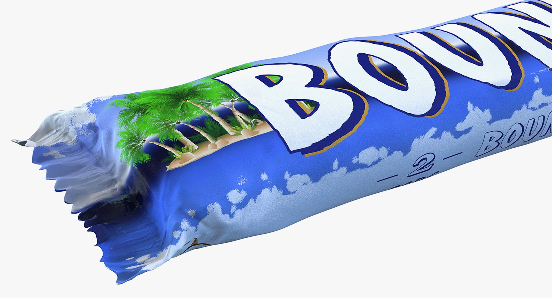 Bounty Chocolate Bar 3D Model - TurboSquid 1418633