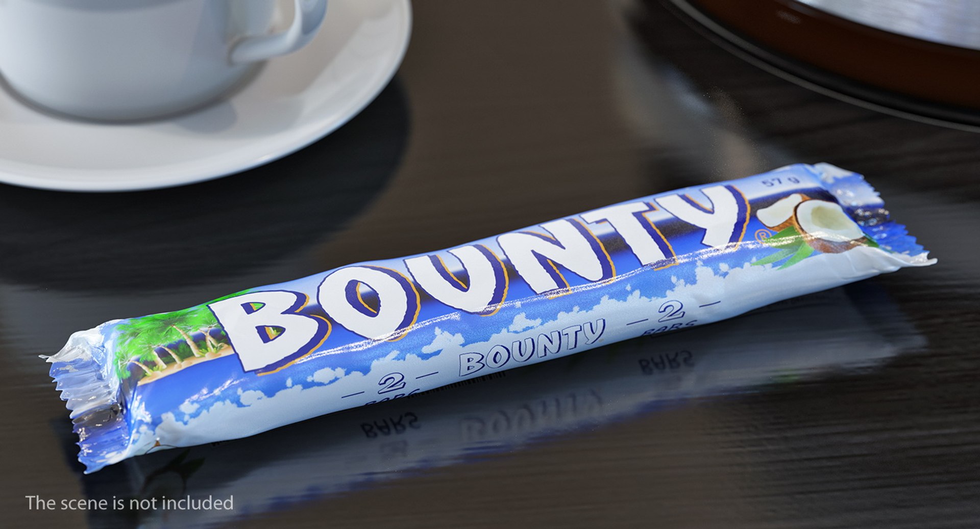 Bounty Chocolate Bar 3D Model - TurboSquid 1418633